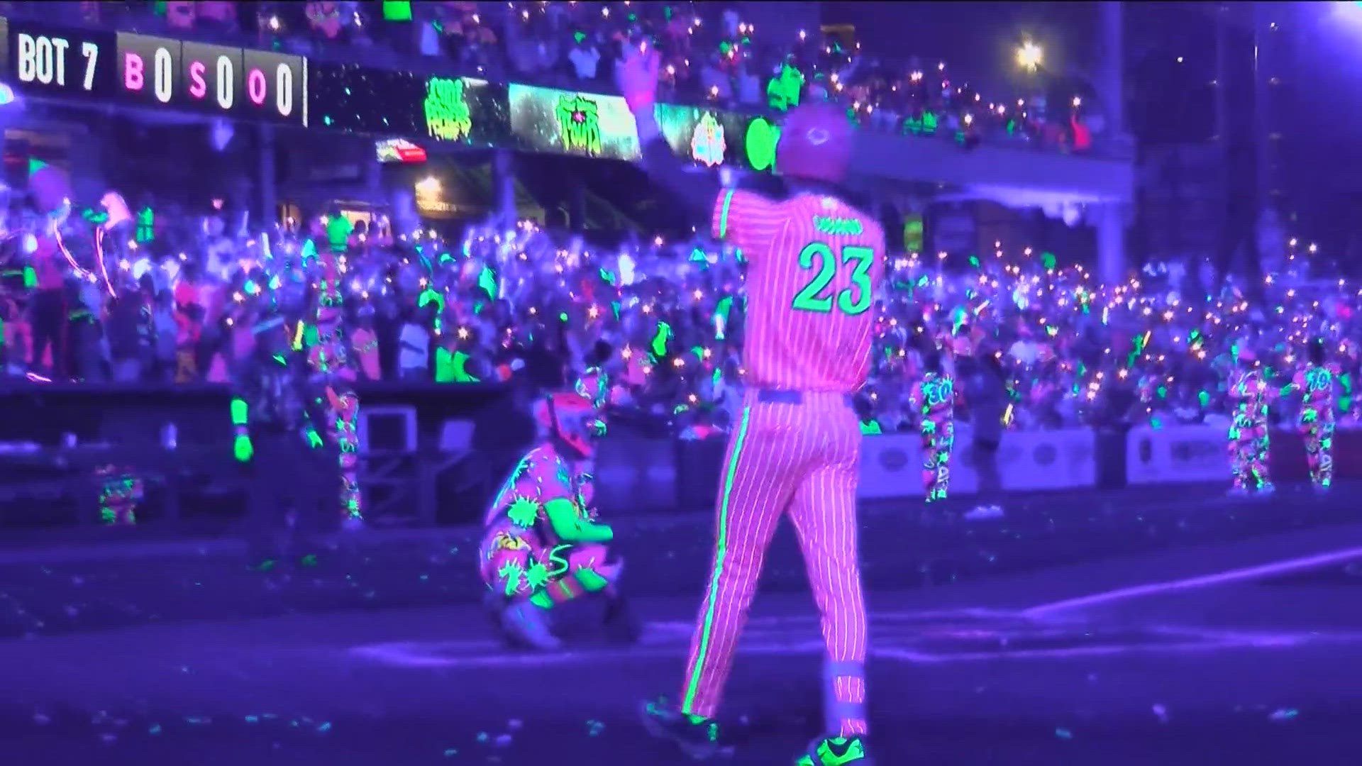 Cosmic Baseball turns the ballpark into a party at Fifth Third Field