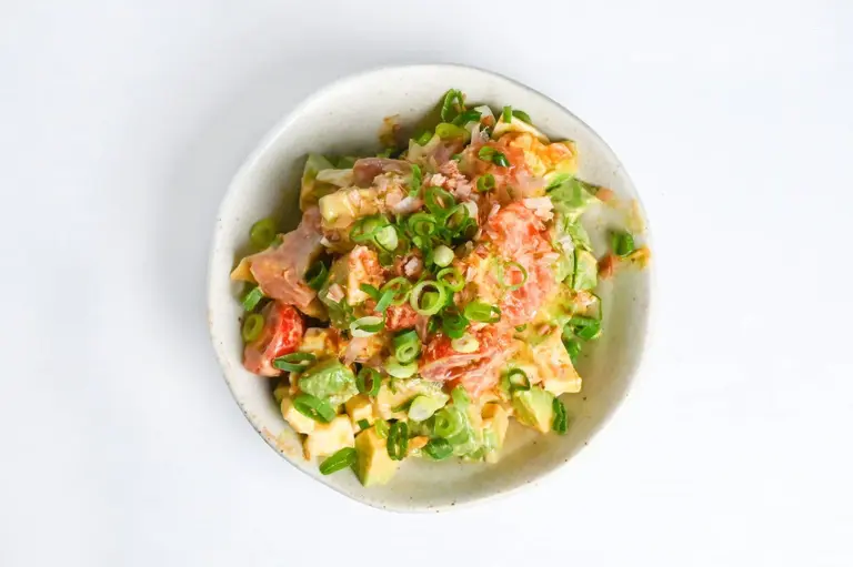 Japanese Style Avocado Egg Salad with Wasabi Mayo