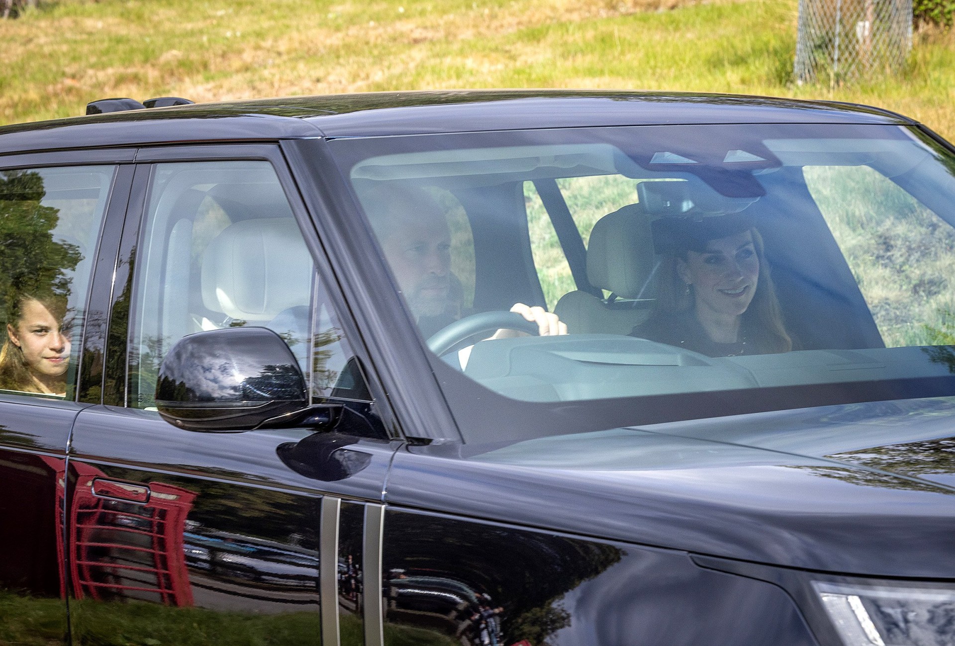 Kate and William take the kids to Balmoral church
