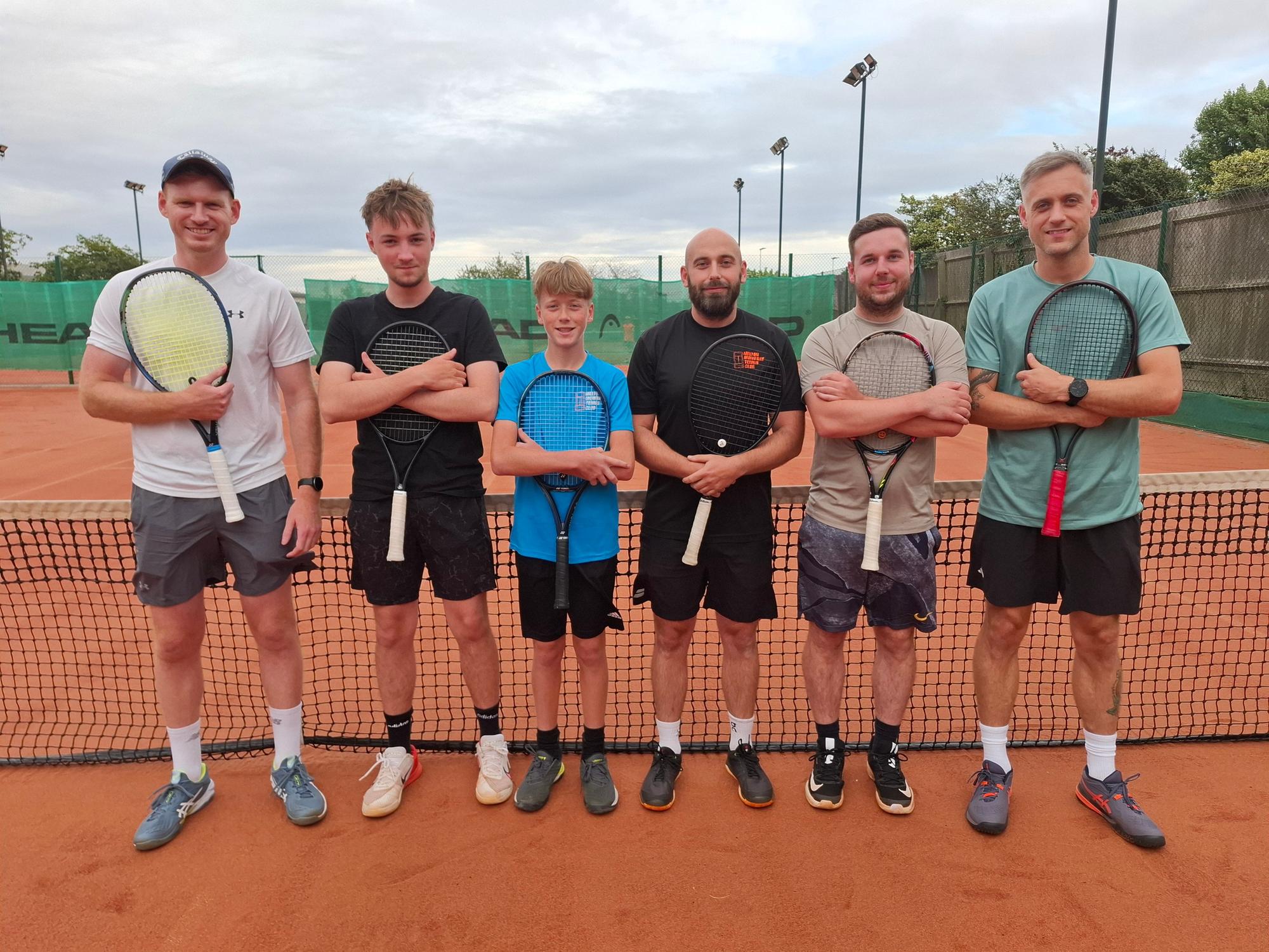 Melton Mowbray Tennis Club's men clinch promotion
