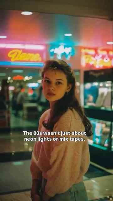A message from the 1980s: “You know the 80s miss you, right?”