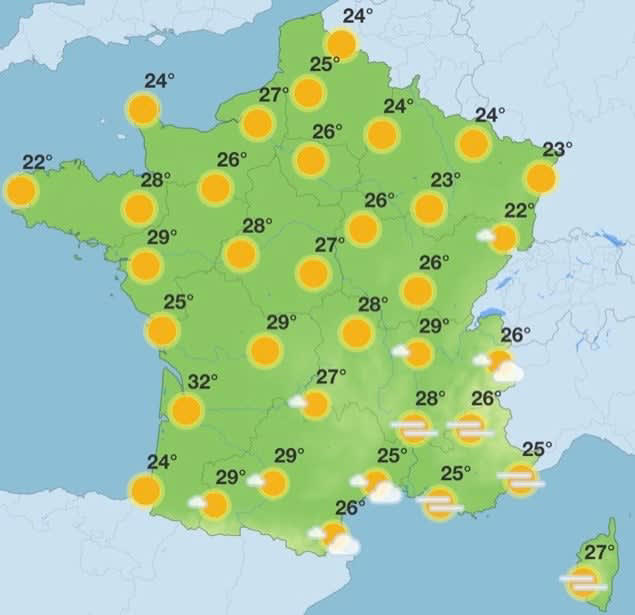 Météo de la semaine : Après une hausse des températures, les orages et ...