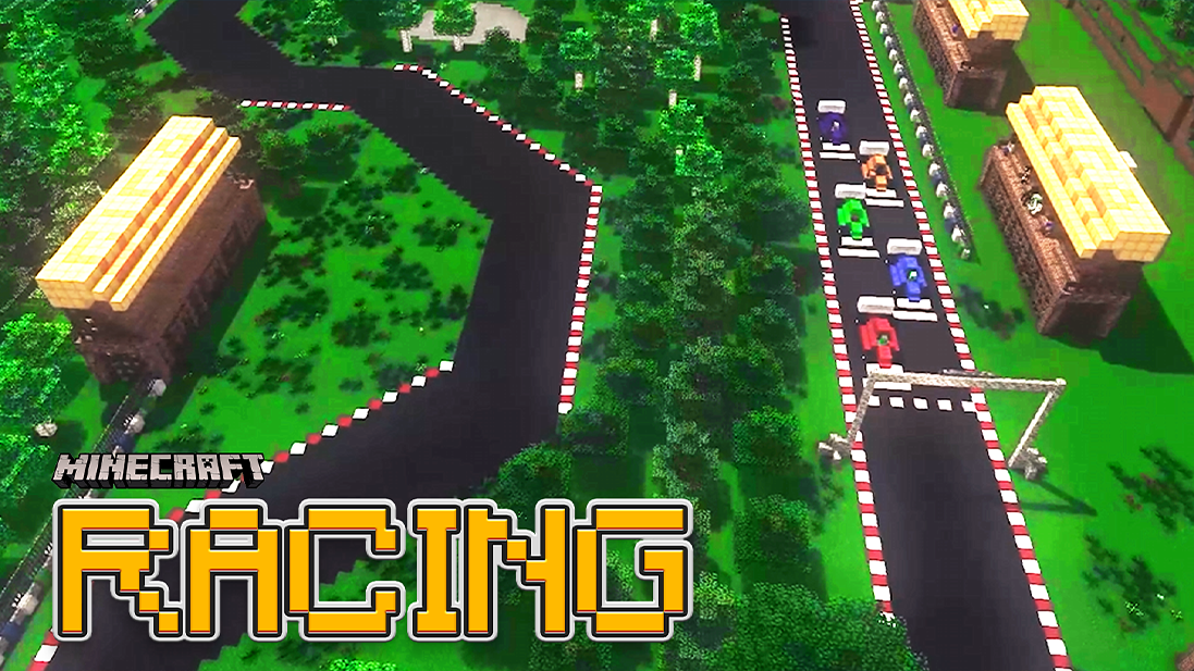 Minecraft Racing Animation Clip