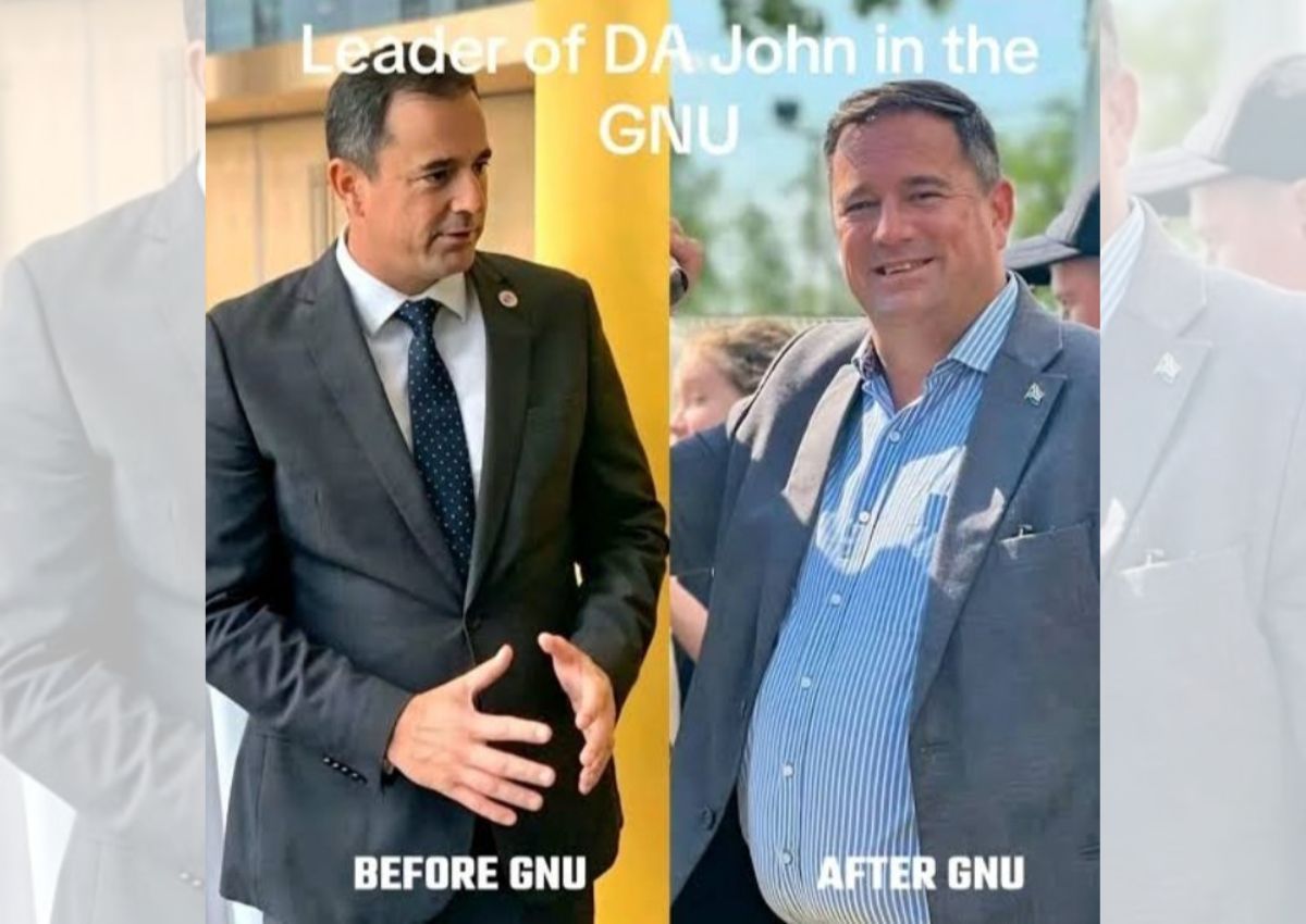 ‘After GNU’: John Steenhuisen fat-shamed over appearance
