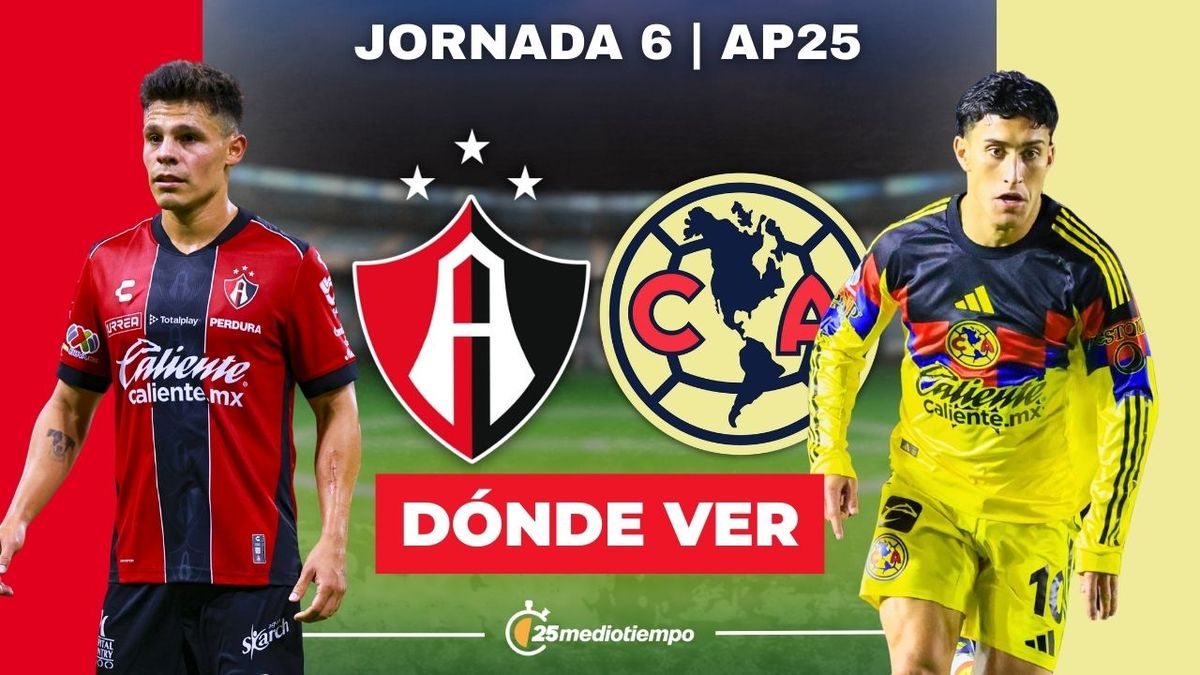 América vs Atlas EN VIVO. Partido Jornada 6 HOY ONLINE Liga MX 2025