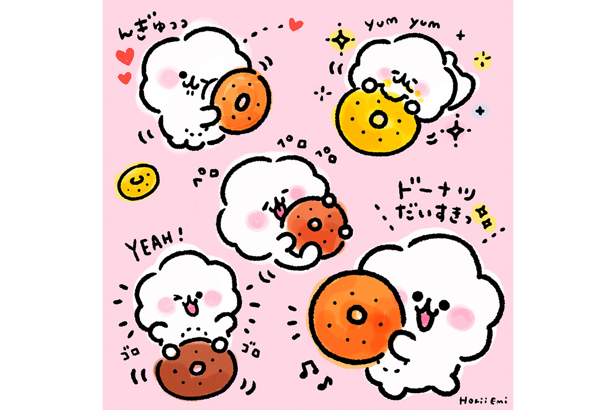 Ane♡ひめ.net キャラ♡フェス「Ane♡ひめ賞」受賞『ふわもこちゃん』ドーナツいっぱい!