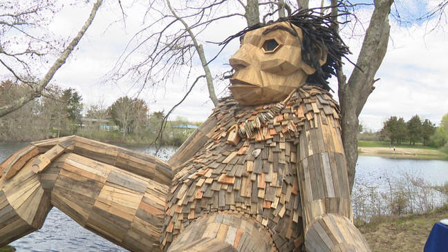 Three new troll sculptures make their debut across Rhode Island
