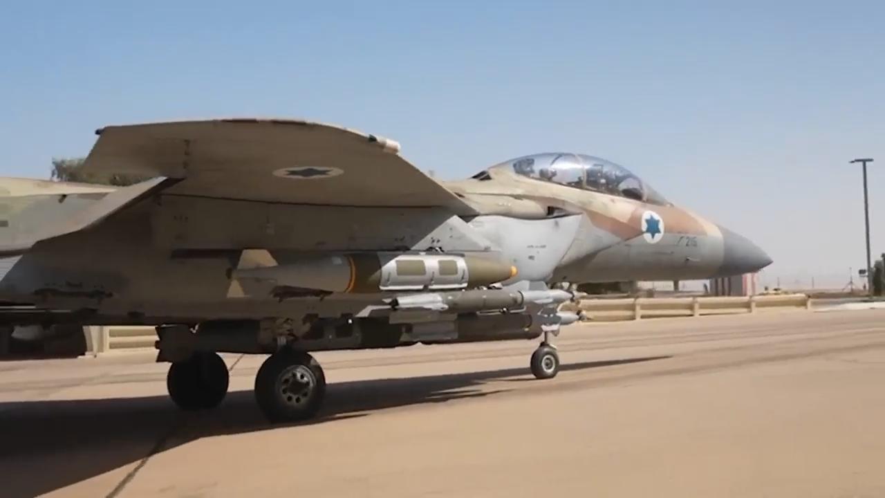Israeli military releases video it says shows jets departing to strike ...