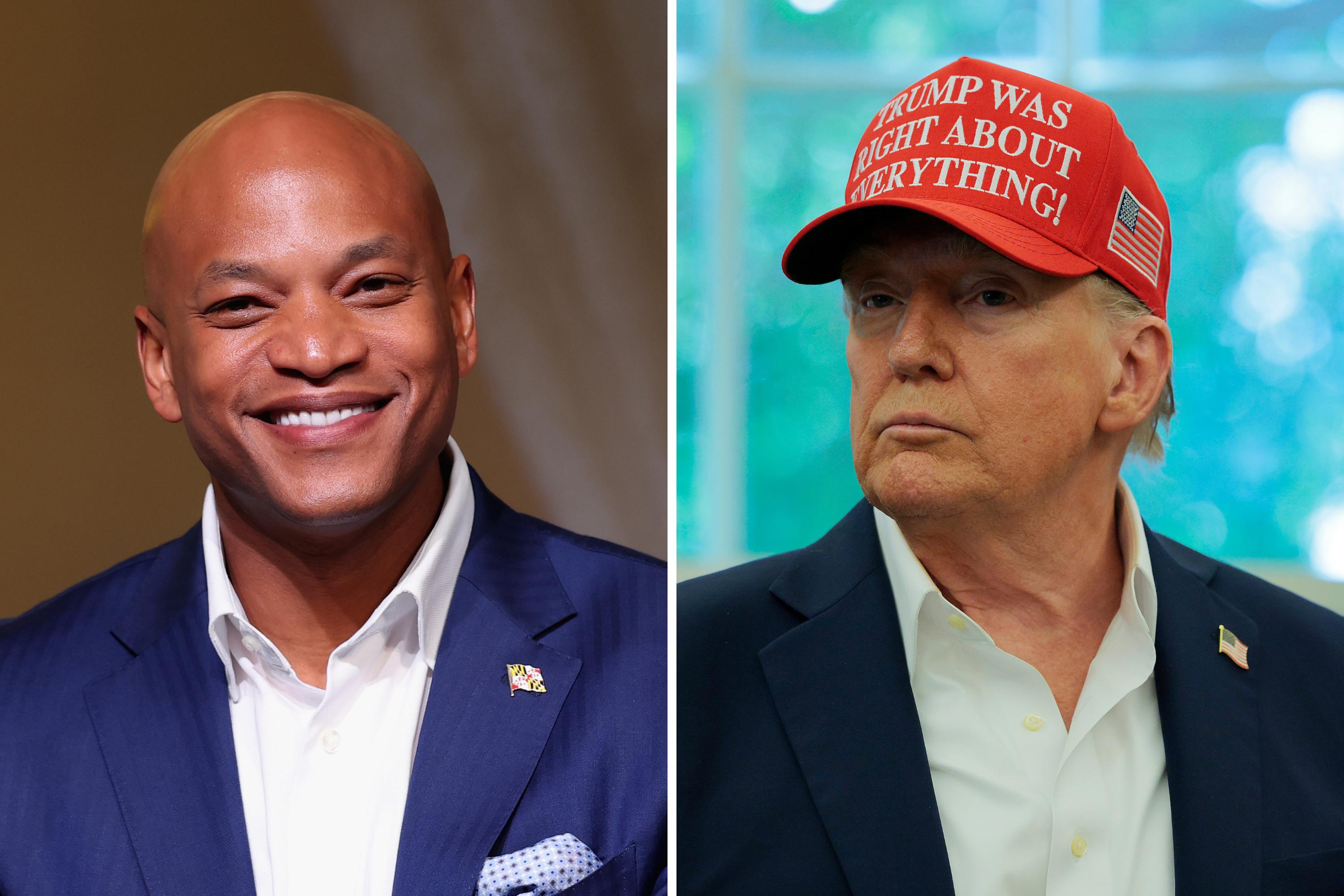 Donald Trump has warning for Wes Moore after Maryland governor's criticism