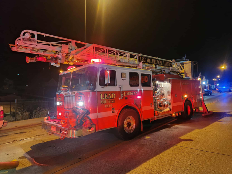 Lead firefighters respond to deck fire and gas leak