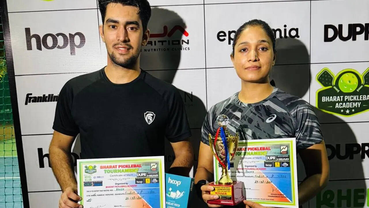 Pinky Sharma & Ayush Gurnani vs Asmita Kaur & Karnit Chadha: Sharma-Gurnani Win Mixed Doubles ...