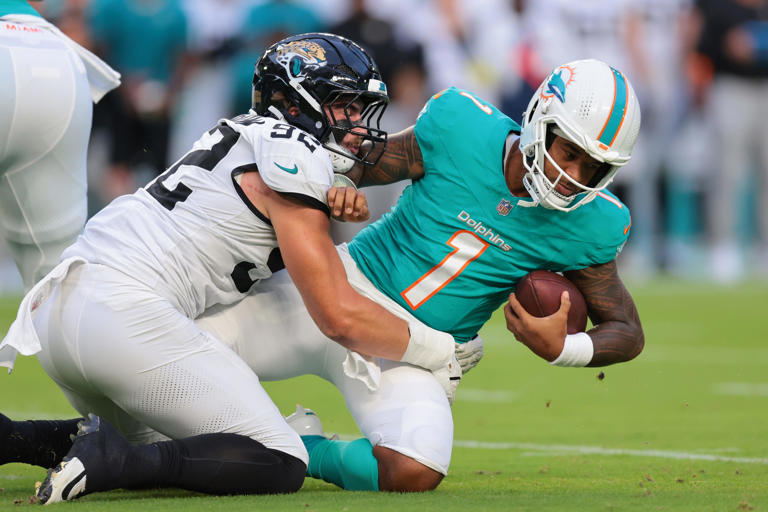 Dolphins QB Tua Tagovailoa: 'It felt good to get hit again'