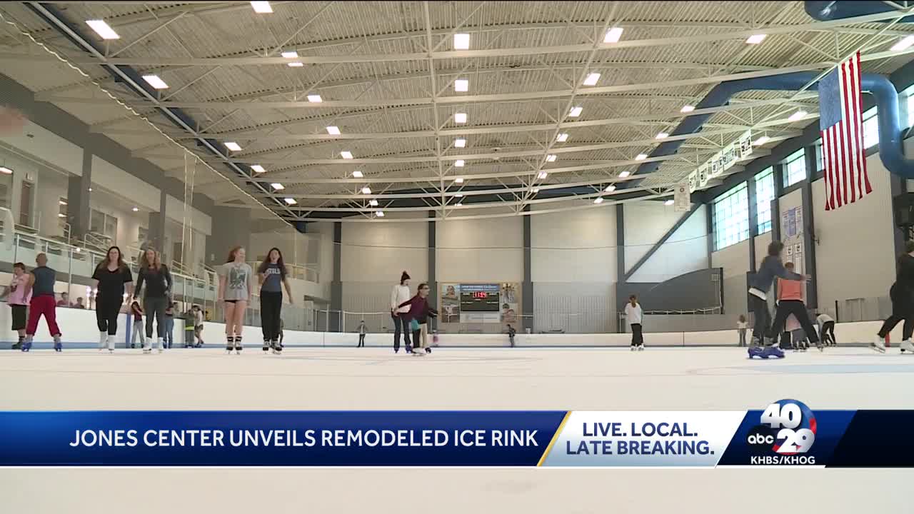 The Jones Center unveils newly remodeled ice rink