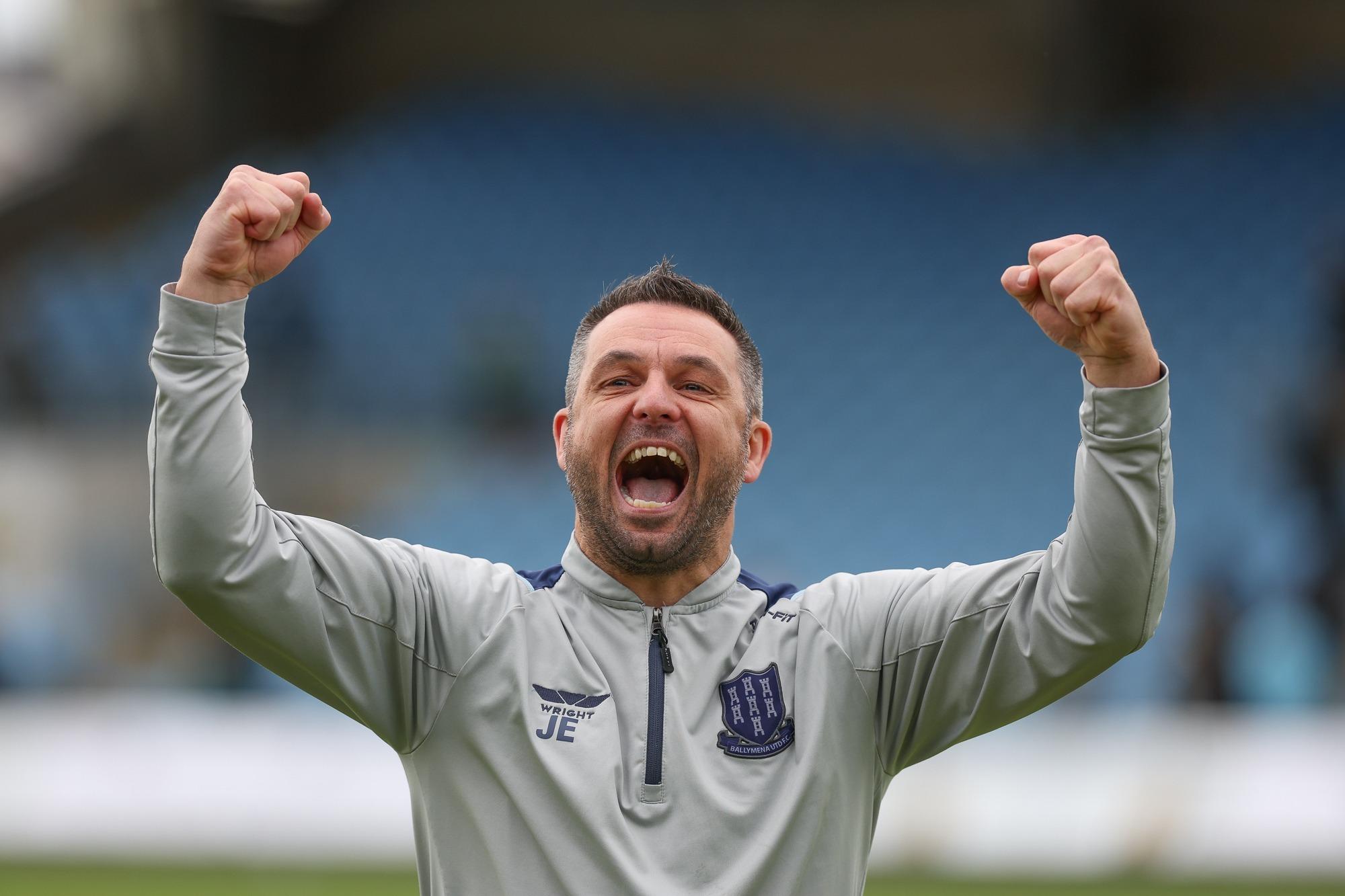 Jim Ervin 'over the moon' with Ballymena United victory after illness ...