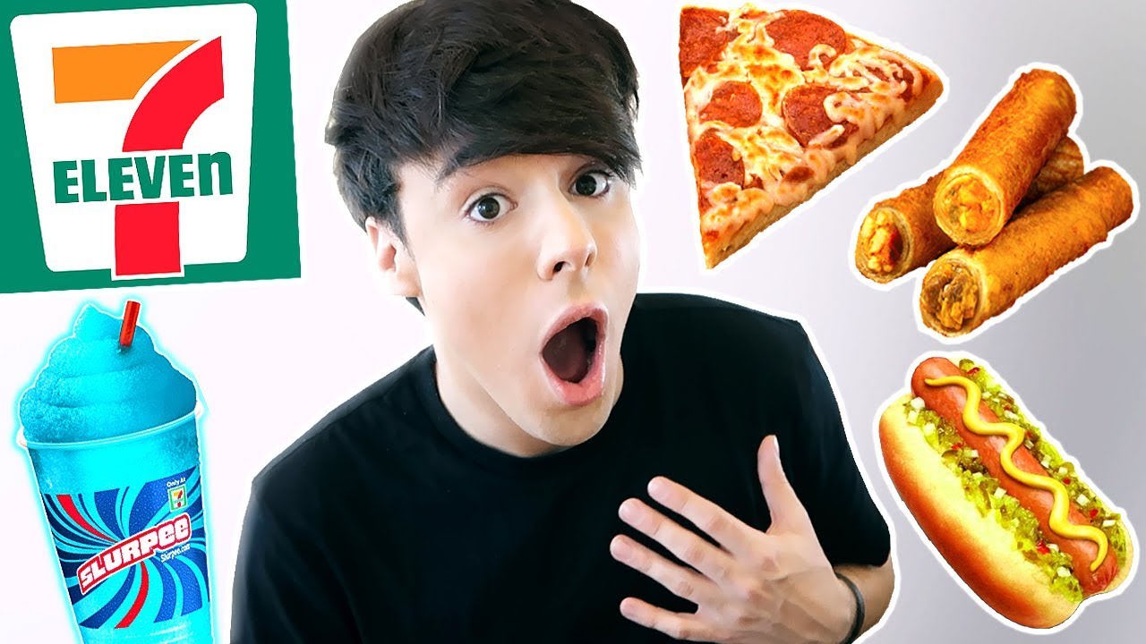 Eating only convenience store snacks from 7-Eleven for 24 hours