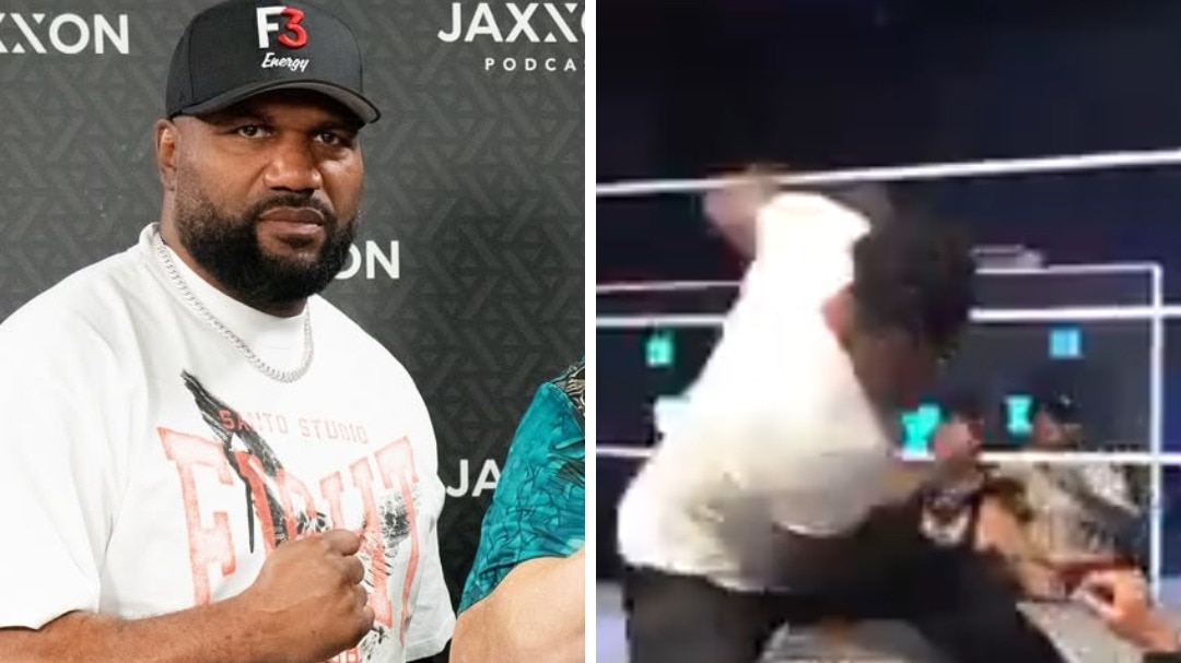Watch: UFC legend Rampage Jackson's son brutally assaults pro-wrestler ...
