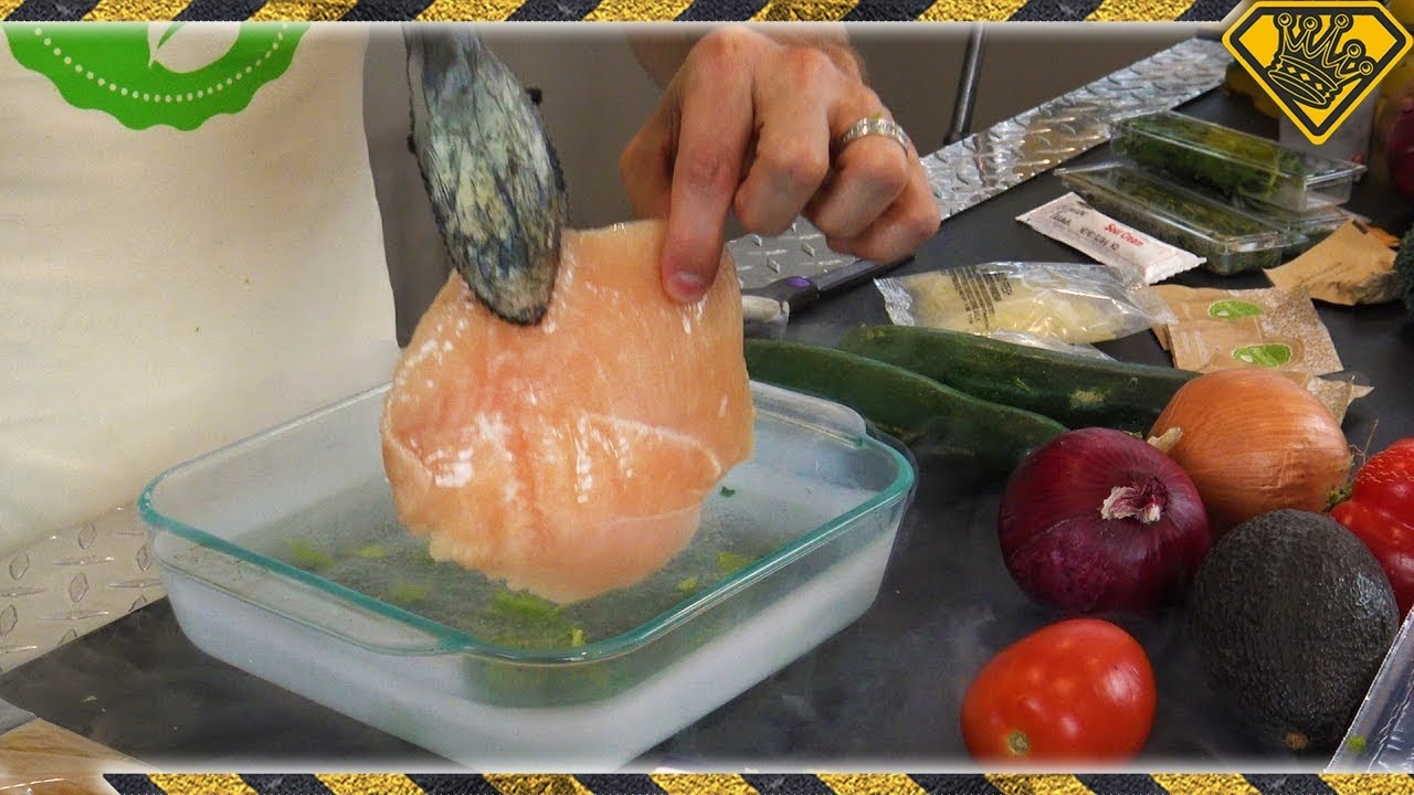 What freezing meat with nitrogen teaches us