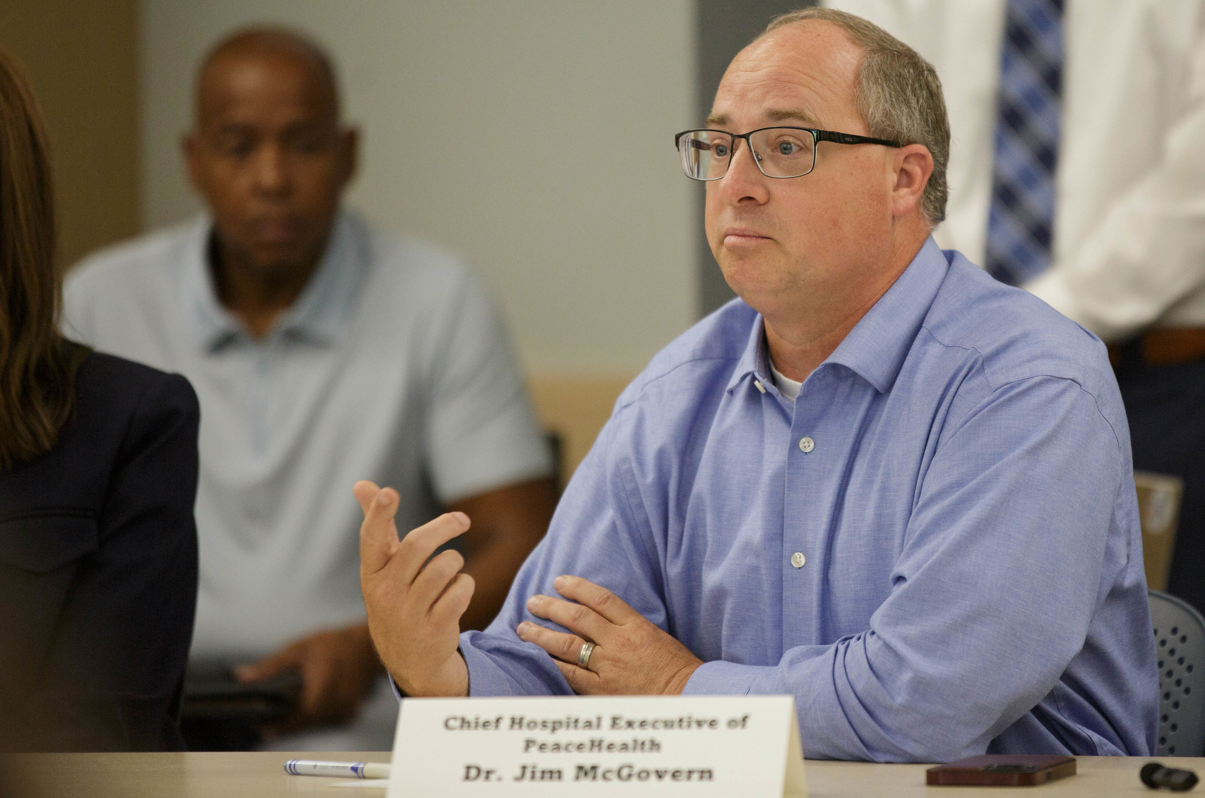 Dr. James McGovern no longer employed by PeaceHealth