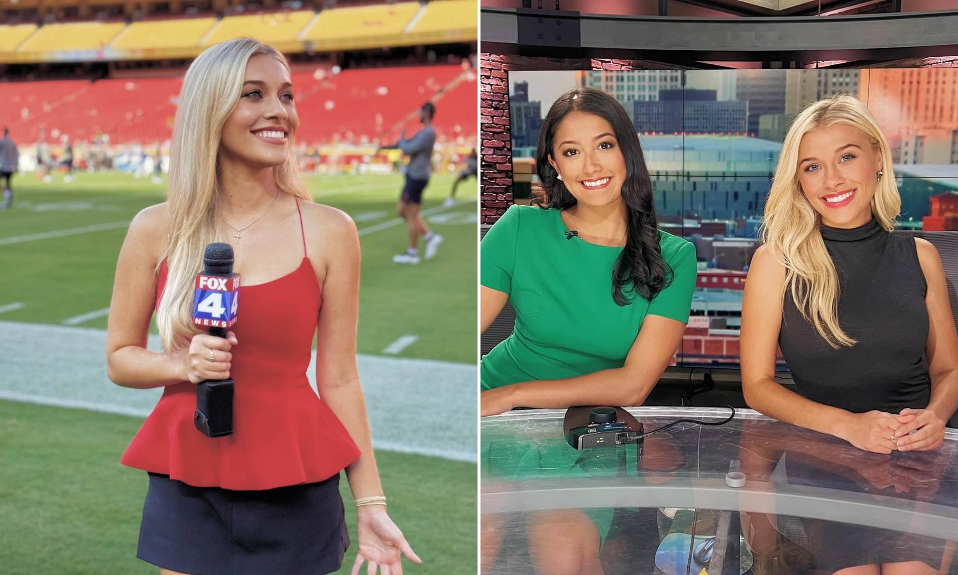 Football fans go wild for new sideline NFL reporter after her first game