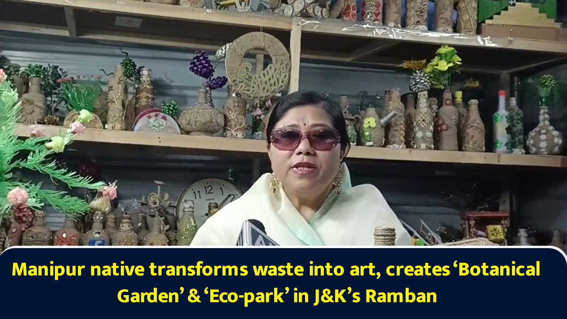 Manipur native transforms waste into art, creates ‘Botanical Garden ...