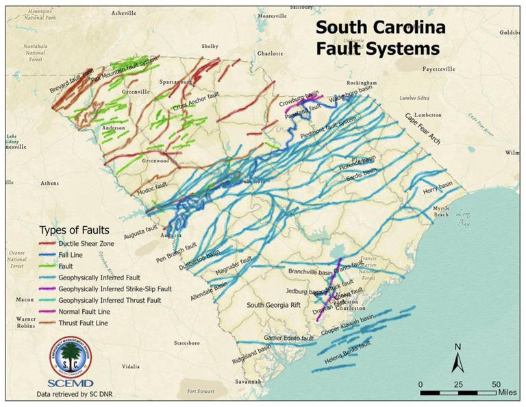 Rumbling recorded in South Carolina's first earthquake of November