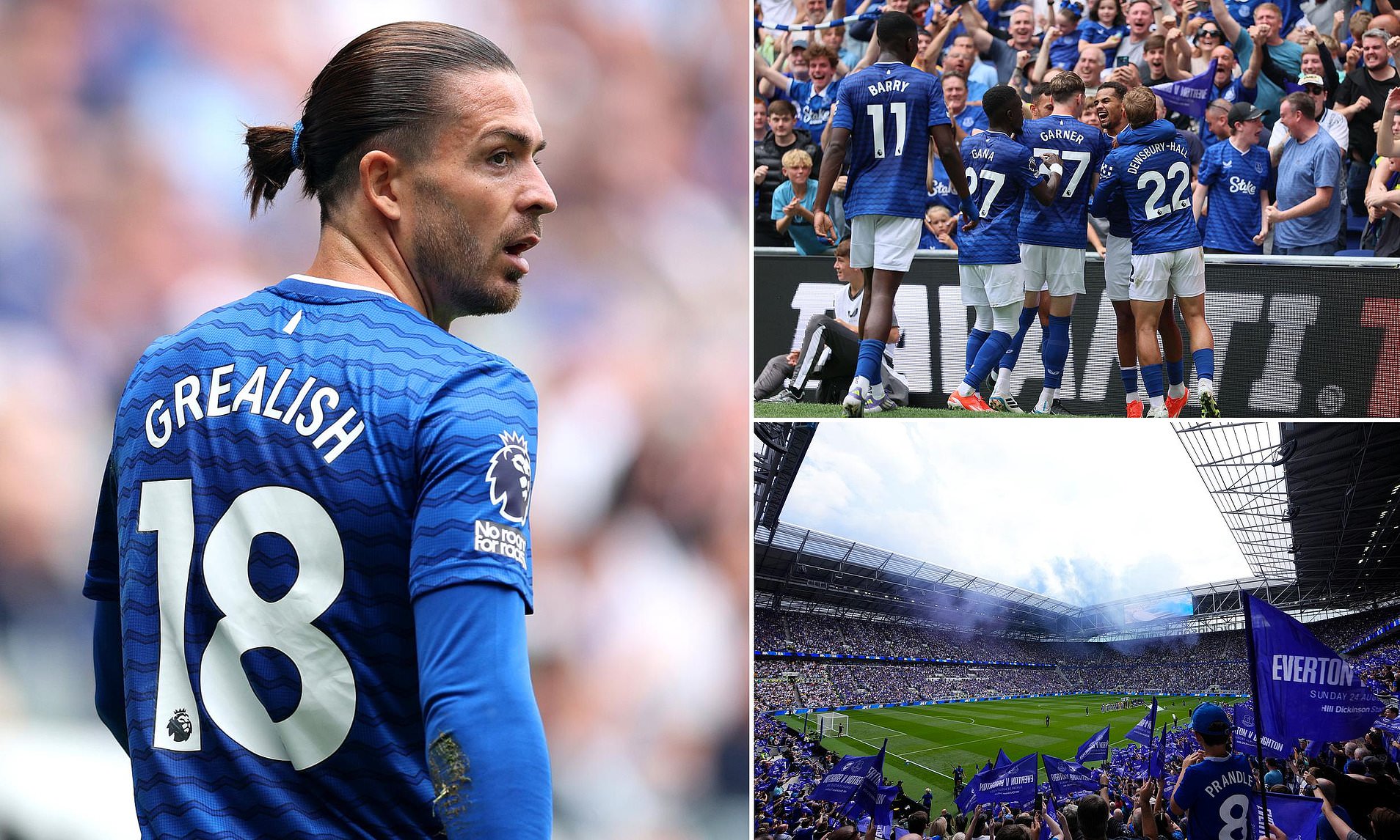 Everton score their FIRST goal at brand new Hill Dickinson Stadium