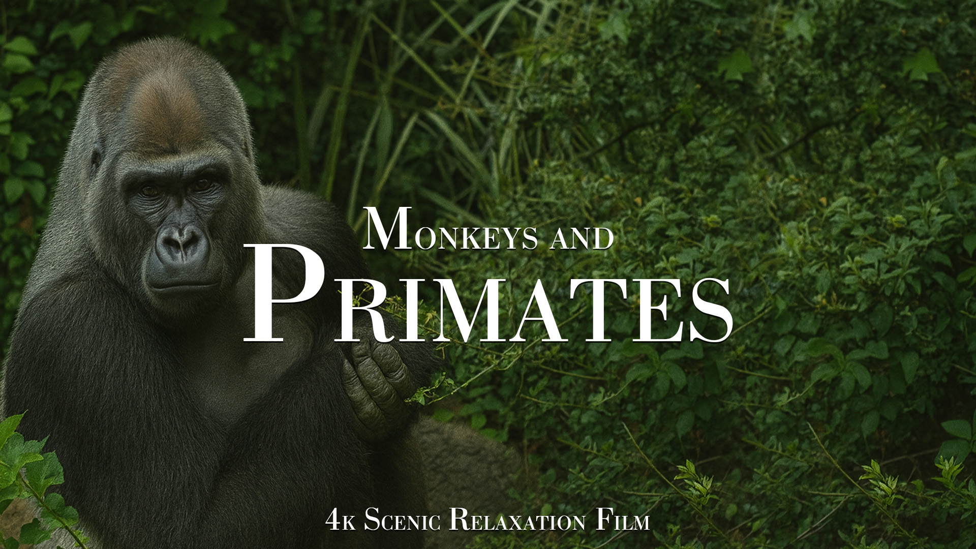 Et stille blikk på gorillaer – filmet i 4K