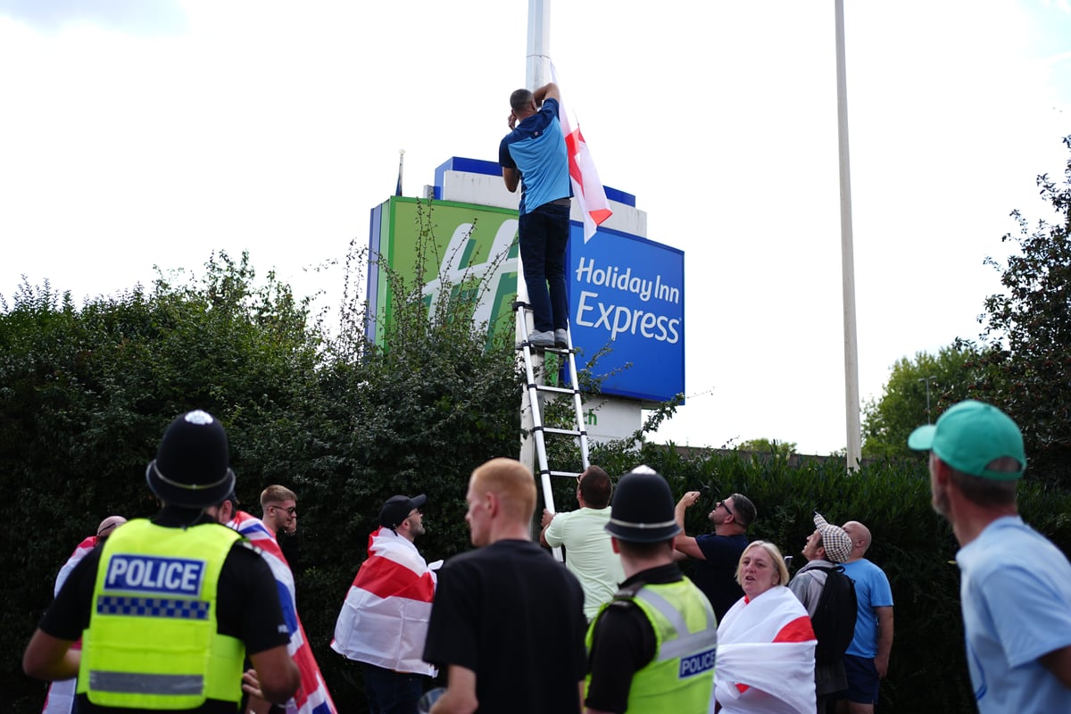 Asylum hotel protests continue as Cooper sets out plan to clear appeals ...