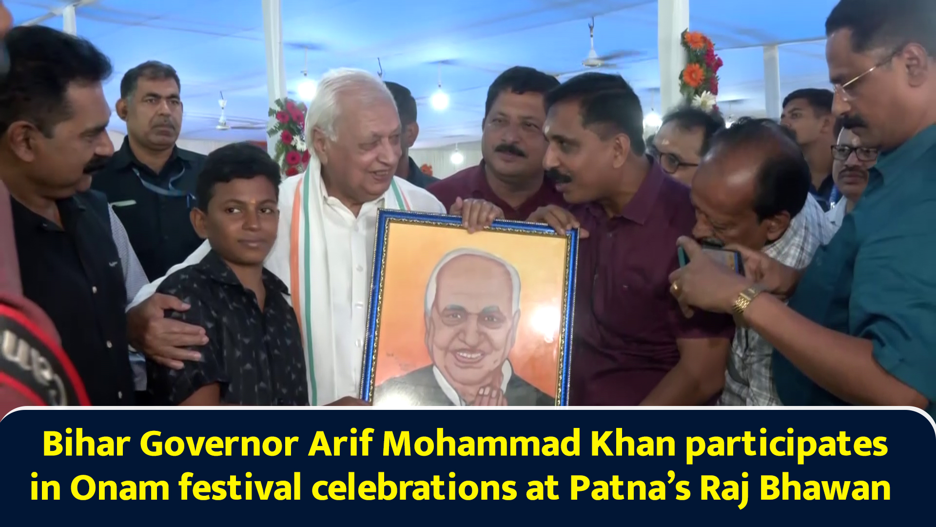 Bihar Governor Arif Mohammad Khan participates in Onam festival ...