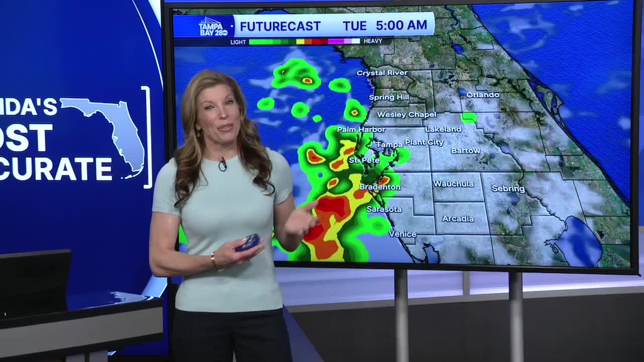 Tampa Bay 28 Meteorologist Shay Ryan has the forecast for Sunday ...