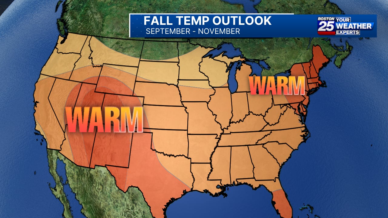 Autumn expected to be a warm one across New England