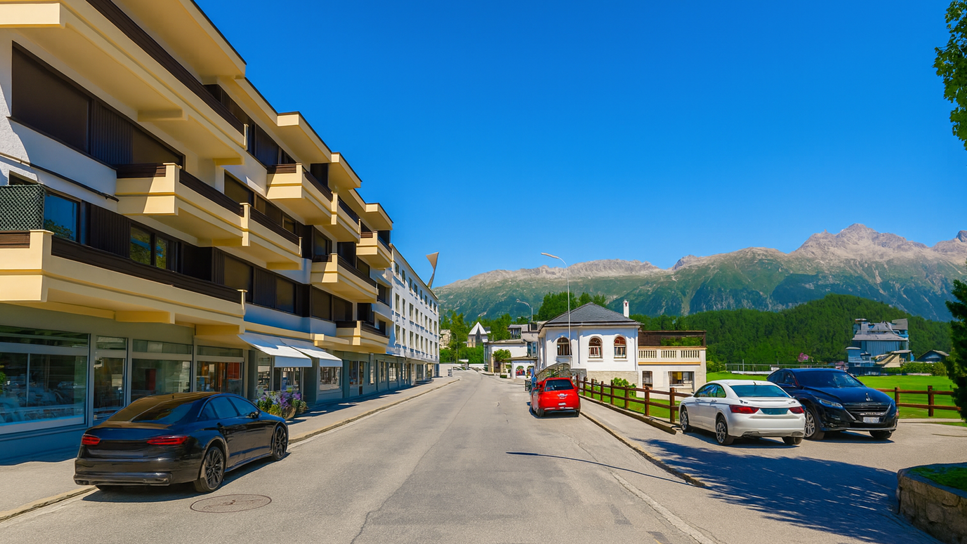 St. Moritz Walking Tour – Summer in Engadin Valley (4K)
