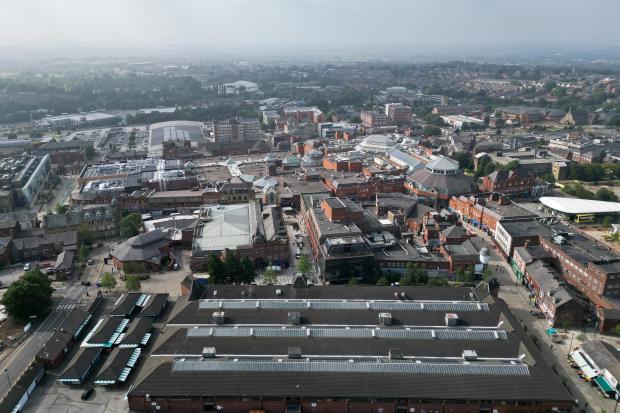Stunning aerial pictures show Oldham on the cusp of huge change