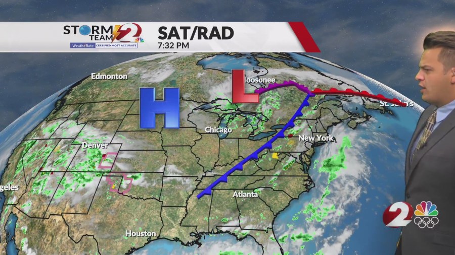 Cooler weather early in the week, when will we warm back up?