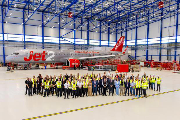 Jet2 opens new multi-million-pound hangar at Manchester Airport