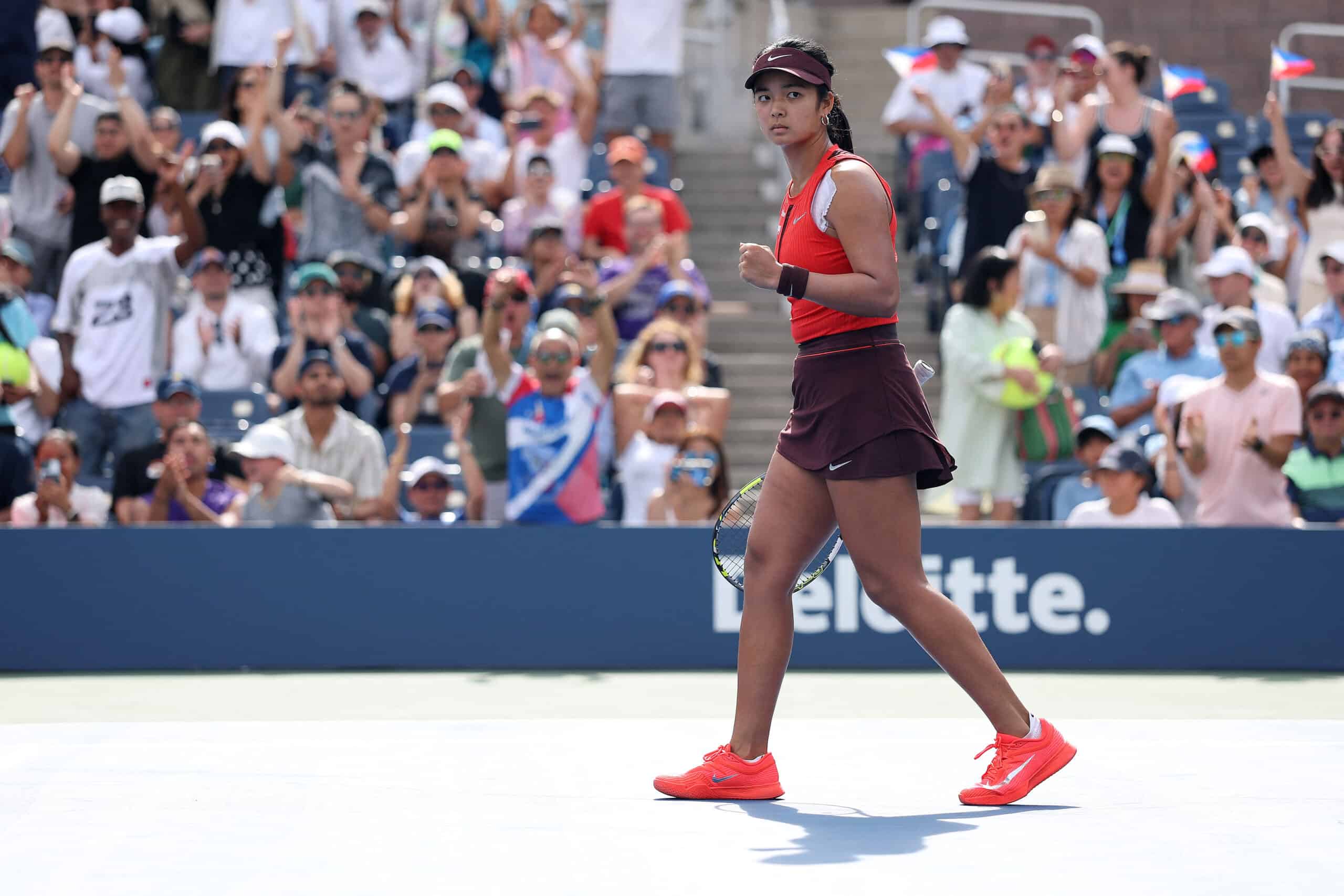 Alex Eala gets home match feel from Filipino crowd at US Open