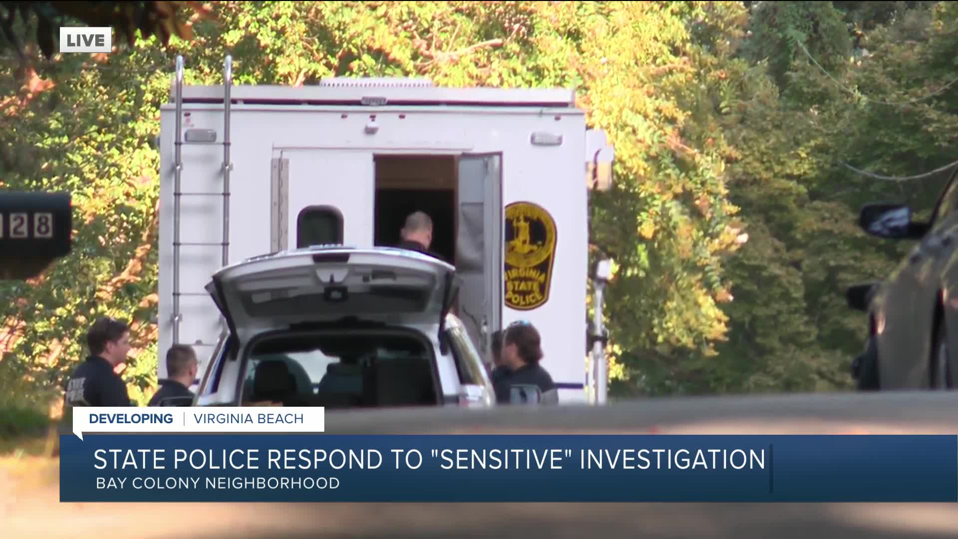 VSP responding to 'sensitive' investigation in VB's Bay Colony neighborhood