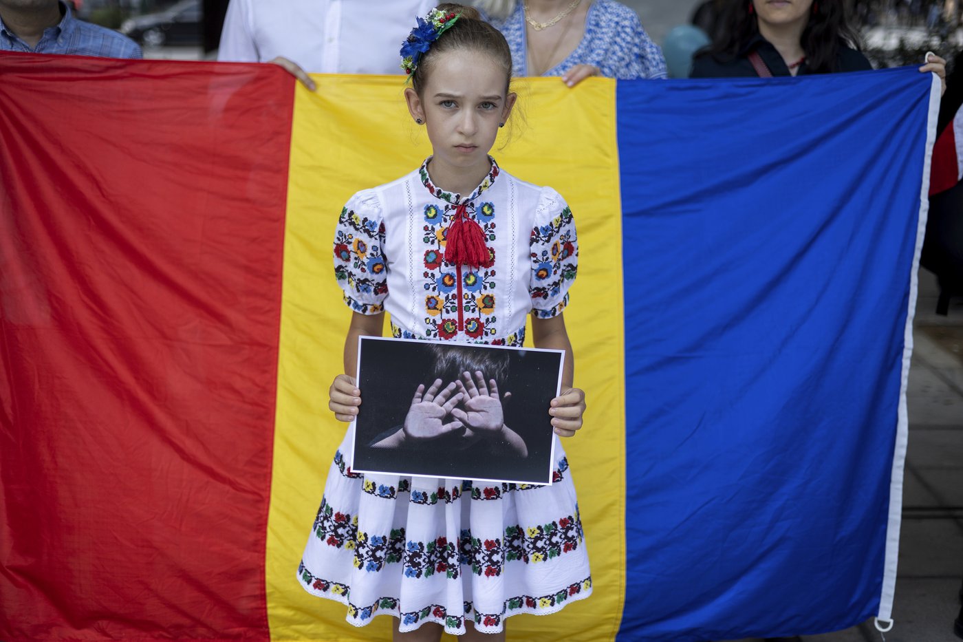 Photos show Europeans marking Ukraine’s Independence Day
