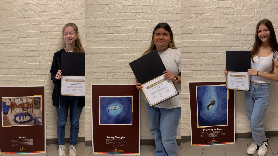 Pine Tree ISD students win statewide art contest
