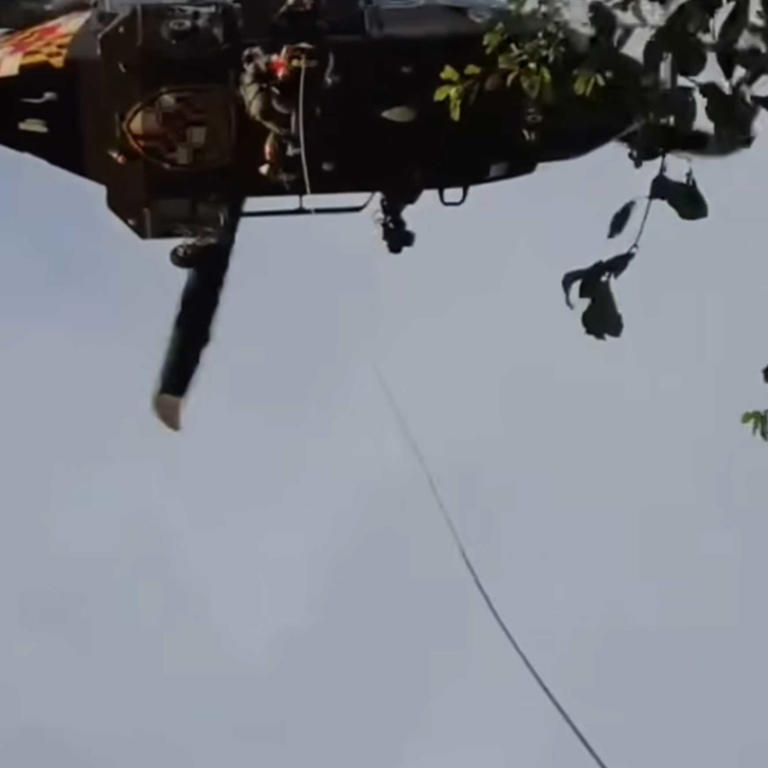WATCH: Maryland Hiker Hoisted To Safety By State Police Helicopter ...