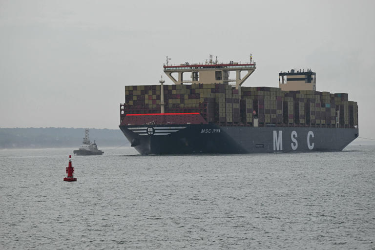 Container ship captain arrested for allegedly boating under the influence