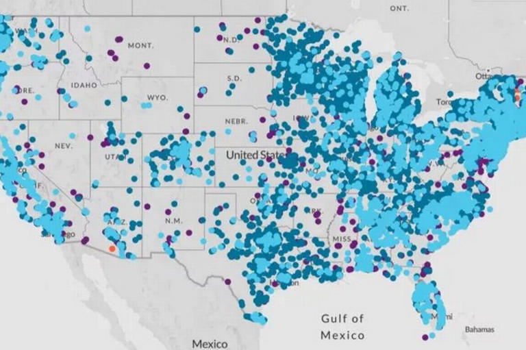 Alarming map shows states where drinking water is most contaminated ...