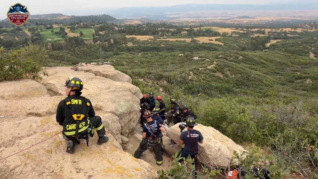 Injured hiker rescued after 20 foot fall in south Denver metro area park