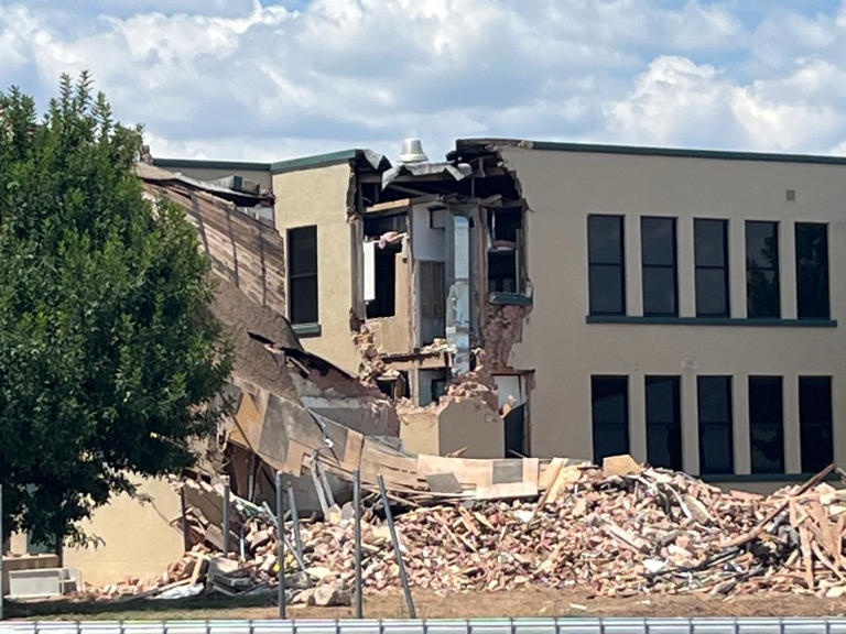 100 year old San Angelo school demolition