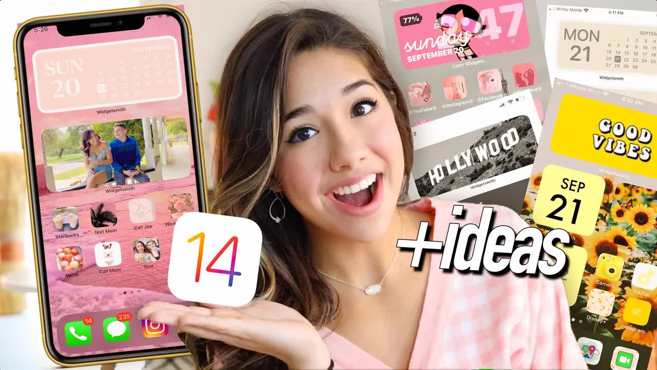 *iOS 14* iphone customization + aesthetic ideas!!