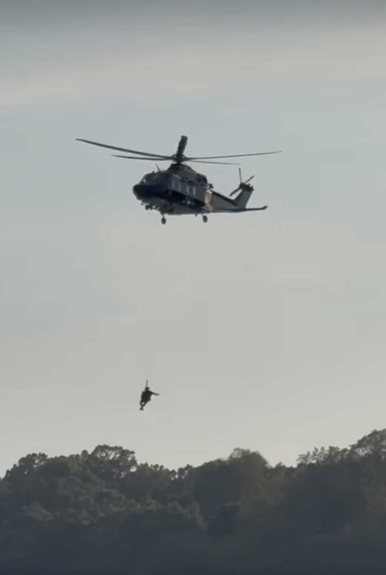 WATCH: Maryland Hiker Hoisted To Safety By State Police Helicopter ...