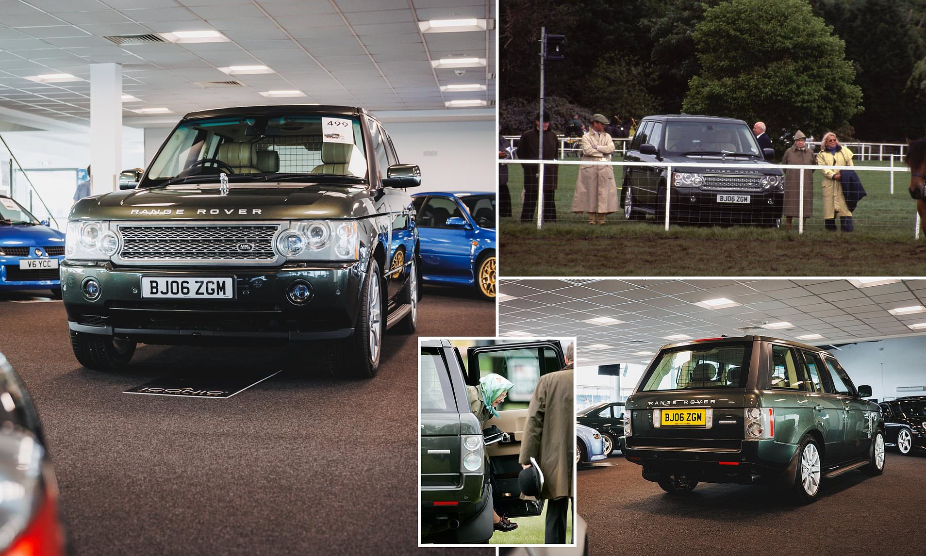 Queen's personal supercharged Range Rover from the early 2000s sells ...
