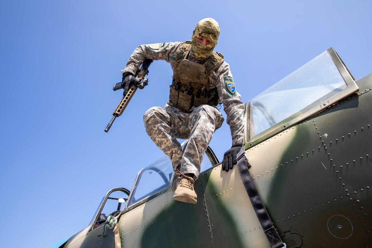 Hunting Russian Drones in a Prop Plane With Shotguns