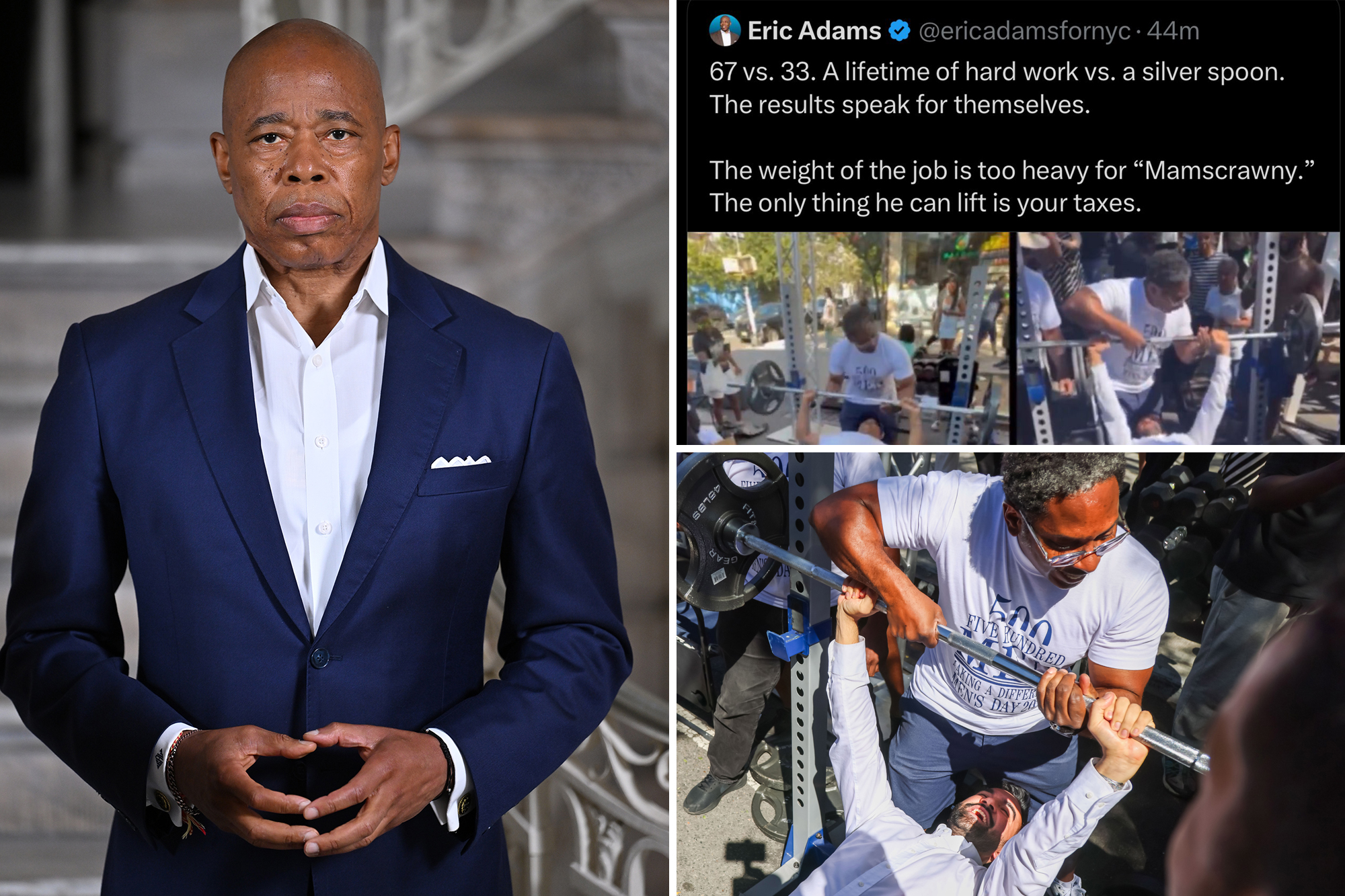 Eric Adams’ campaign misstates his age while ripping Mamdani over ...