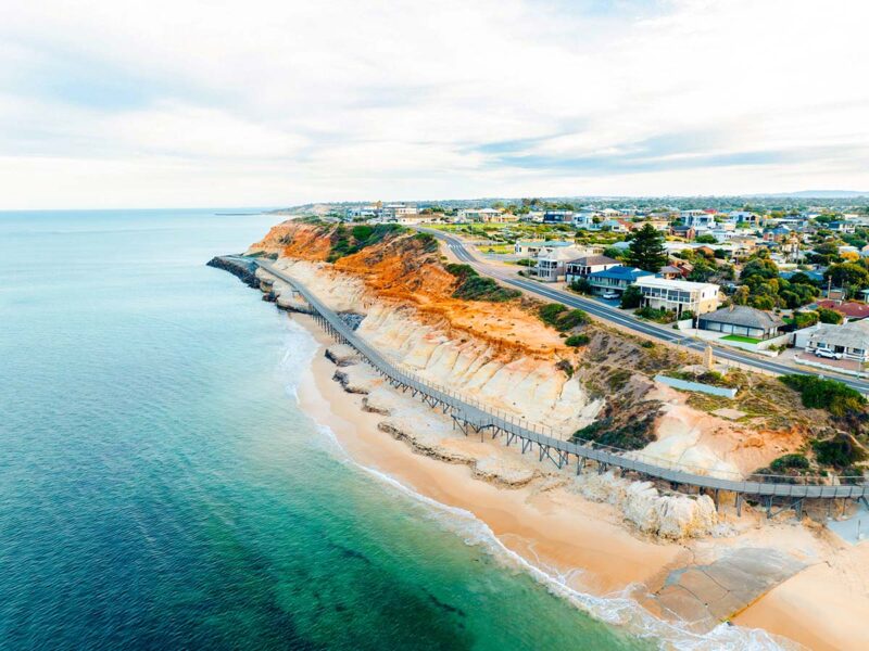 This new coastal walk connects two of Adelaide's most popular beaches